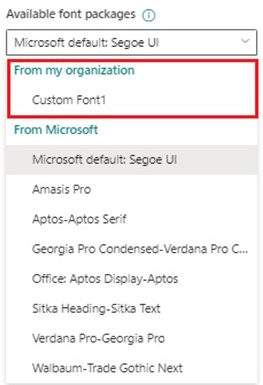 SharePoint Brand Center: Themes and Fonts